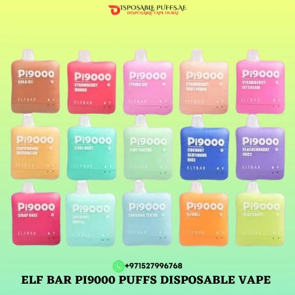 ELF BAR PI9000 PUFFS DISPOSABLE VAPE DUBAI